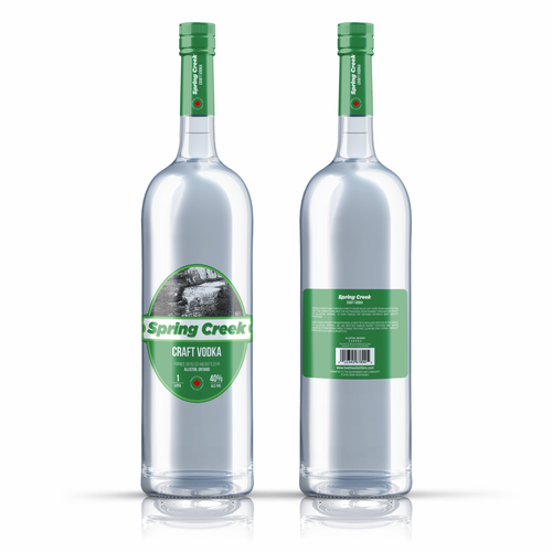Designs | New Craft Vodka | Product label contest
