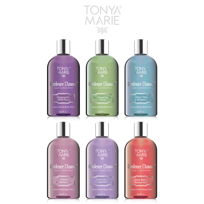 Create an elegant front label for a luxury creme body wash for our spa ...