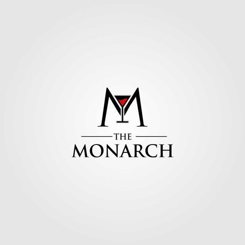 The Monarch (world class luxury cocktail bar and lounge) | Logo design ...