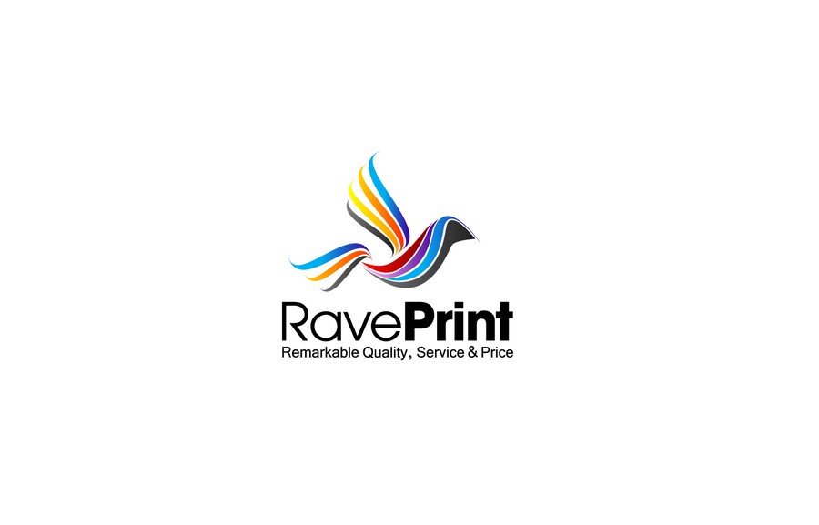 logo for Rave Print | Logo design contest