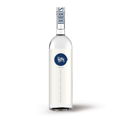 Designs | Product label for Cayman islands premium vodka | Product ...