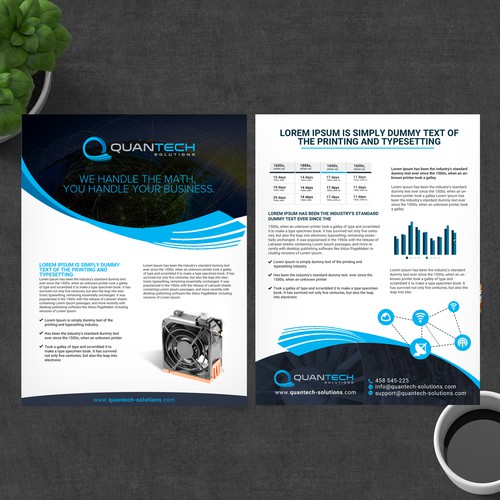 Design a brochure/flyer for a high-tech aerospace product | Postcard ...