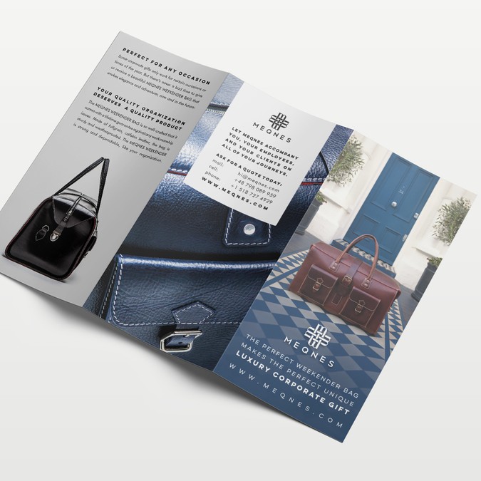 Design a Leaflet for a luxury leather brand | Postcard, flyer or print ...