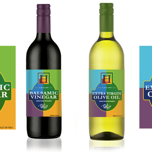 Designs | Olive Oil & Balsamic Vinegar label for Horrocks Farm Market ...