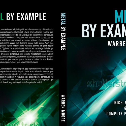 Simple, engaging, geometric cover for book on 3D computer graphics ...