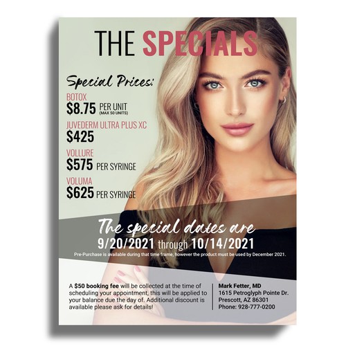 Designs | Botox and Filler Injectable Sale Add | Postcard, flyer or ...