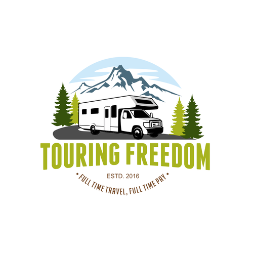 Touring Freedom's brand needs a redesign! | Logo & brand identity pack ...