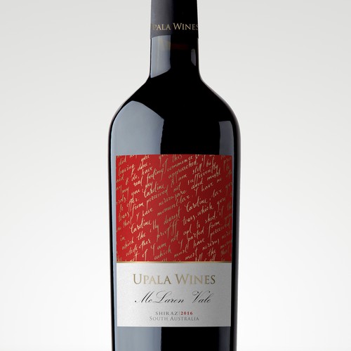 Australian Wine Label Range Design - Upala Wine | Product label contest