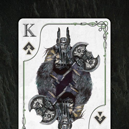 Illustrations for a new Viking Themed Playing Card Deck! | Illustration ...