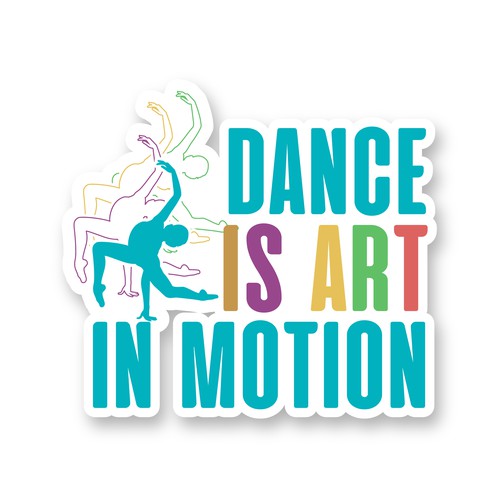Designs | Create a one-of-a-kind dance-themed sticker | Sticker contest