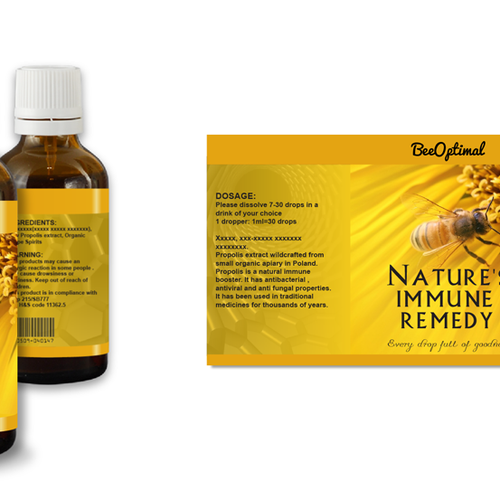 tincture label | Product label contest