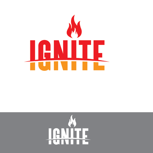 Ignite logo = typography + flame + creativity | Logo design contest
