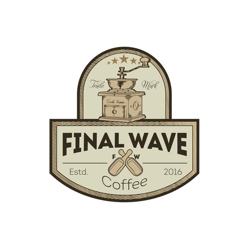 Final Wave Coffee in need of a logo | Logo design contest