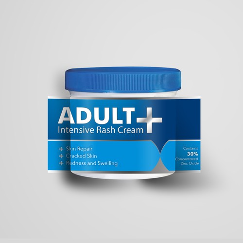 Design an authoritative label for a adult cream! | concurso Embalagem