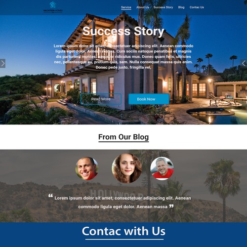 Success Stories page design | Landing page design contest