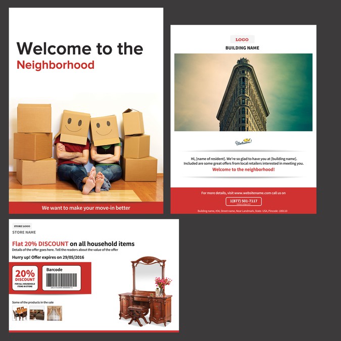 Create a Residents Welcome Package for BuildingLink | Postcard, flyer ...
