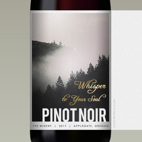Classic Wine Label Design for 1st Run Pinot Noir! | Product label contest