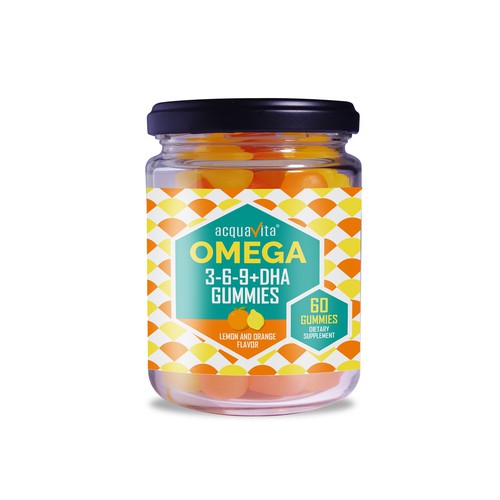 Label Design for the New Innovative Gummy Supplement. | Product label ...