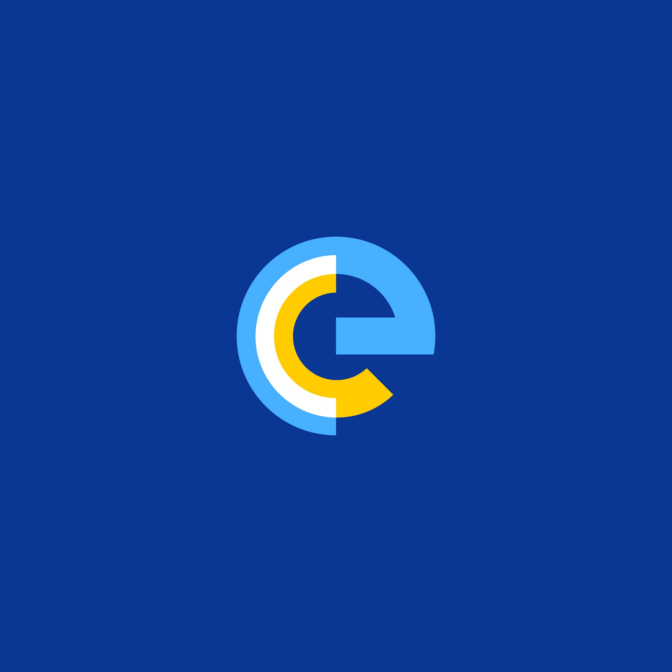 Blue And Yellow Company Logos