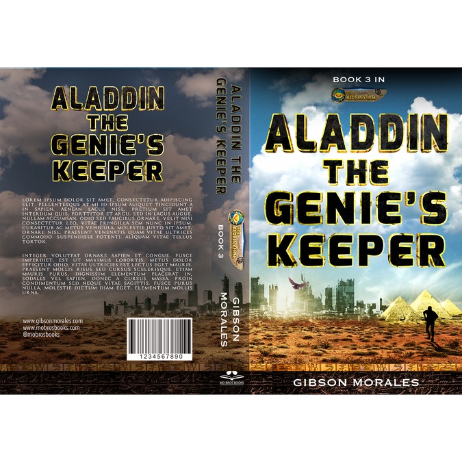 Help me bring the Aladdin book cover to life | Book cover contest