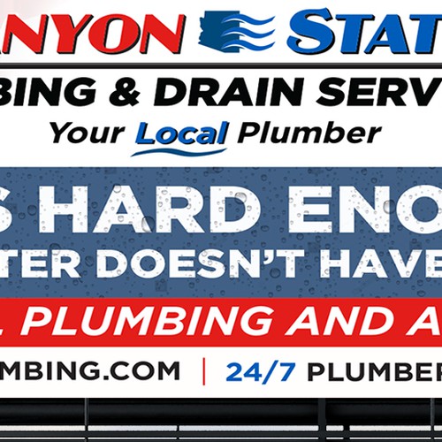 Designs | Fun Billboard Project For Plumbing Company! ~ Get Creative ...
