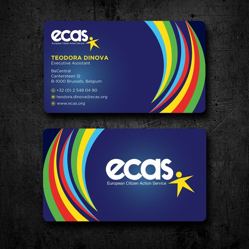 Designs | Design a classy business card for a Brussels-based EU-focused ...