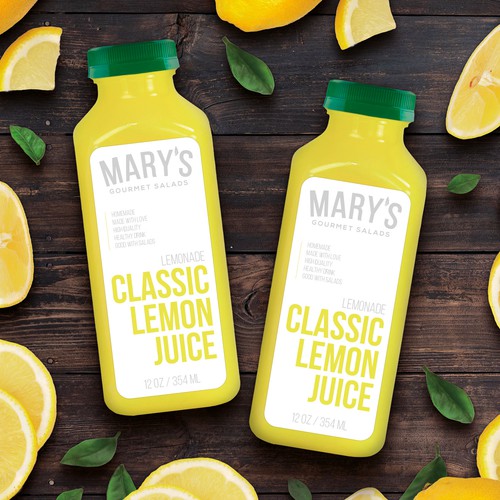 Designs | Design Modern And Homey Classic Lemonade Bottle Label ...