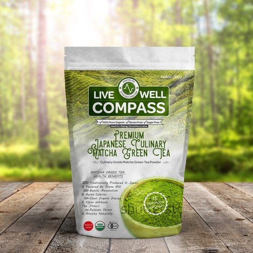 Vintage / Modern Packaging & Logo Design for our Japaneses Matcha Green ...