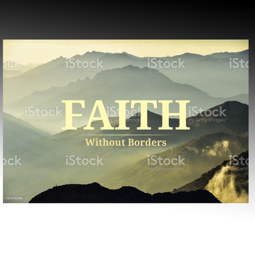 Designs | Faith Without Borders Sermon Series | Postcard, flyer or ...