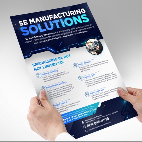 Designs | Clean single page line card for potential customers ...