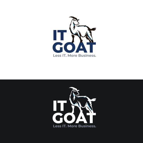 Designs | Bad Ass Goat logo for IT Consulting company. Something that ...