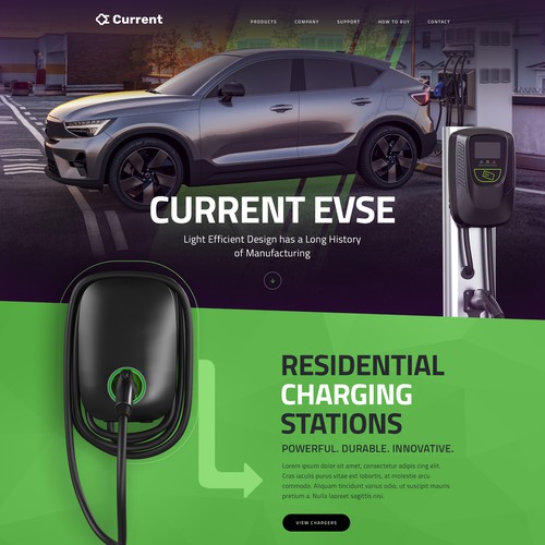 Designs | Exciting Opportunity to design Website for a new EV Charger ...