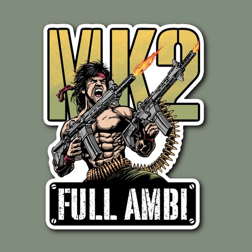 Designs | Rambo-Style Sticker | Sticker contest