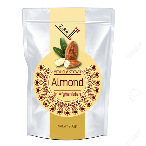 Packaging Label for Afghan Almonds from ZiBA Foods | Product label contest