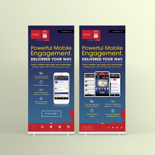 Create a 78x33 Standup Banner for our Mobile products! | Poster contest
