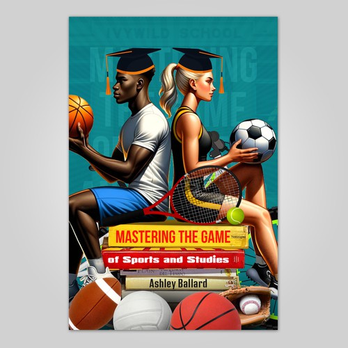 Designs | Mastering the Game of Sports and Studies | Book cover contest