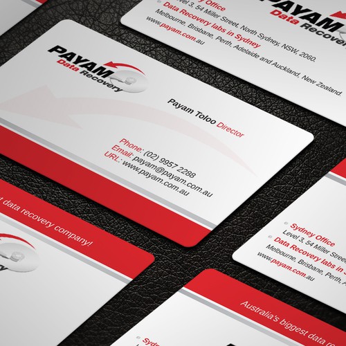 New business card for data recovery company | Business card contest