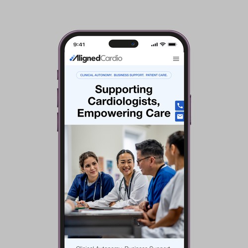 Designs | Website redesign for cardiology practice trying to attract ...