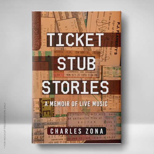 Designs | Ticket Stub Stories | Book cover contest