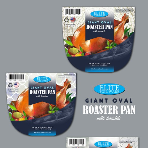 Create a Product Label for retail packaging of Roaster Pan | Product ...