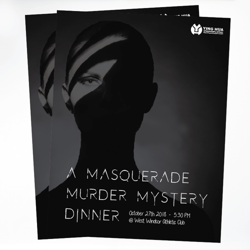 Make a KILLER Postcard and Flyer for a Murder Mystery Dinner ...