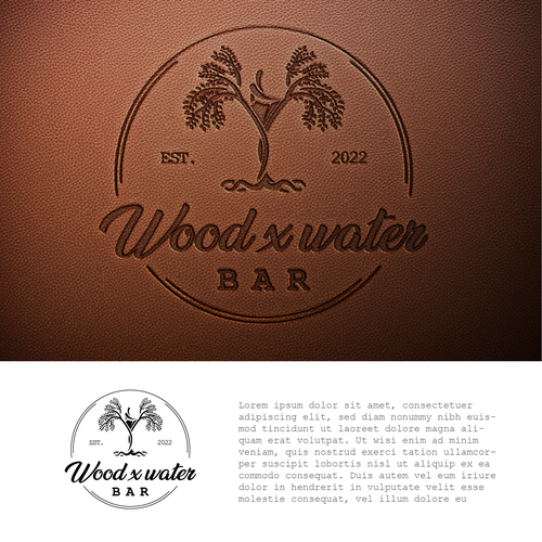 Designs | Monochrome Logo for Austin Cocktail Bar | Logo design contest