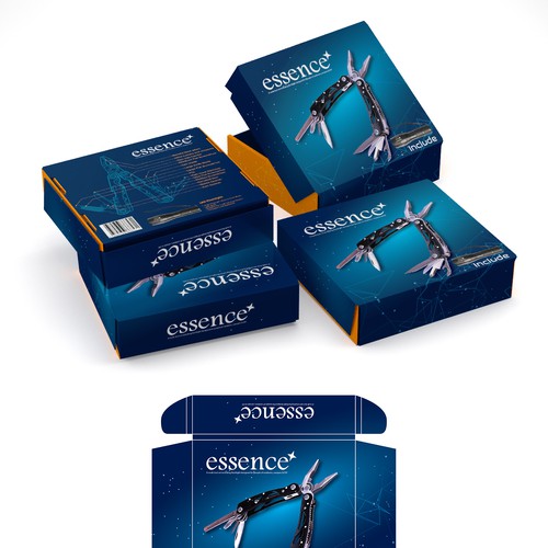 create a eye catching powerful product packaging design for a multi ...