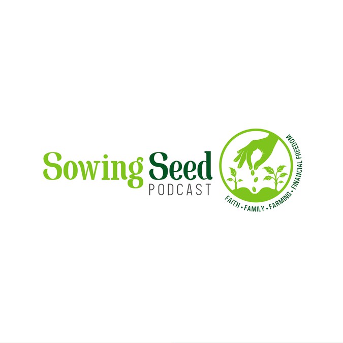 Seed Sowing Logo Sowing Seed Podcast Logo | Logo Design Contest
