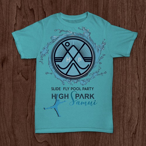 Design T-shirts for slide&fly pool party | T-shirt contest
