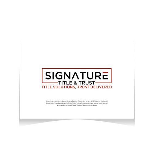 Designs | Looking for a contemporary, clean, slick logo for a title ...