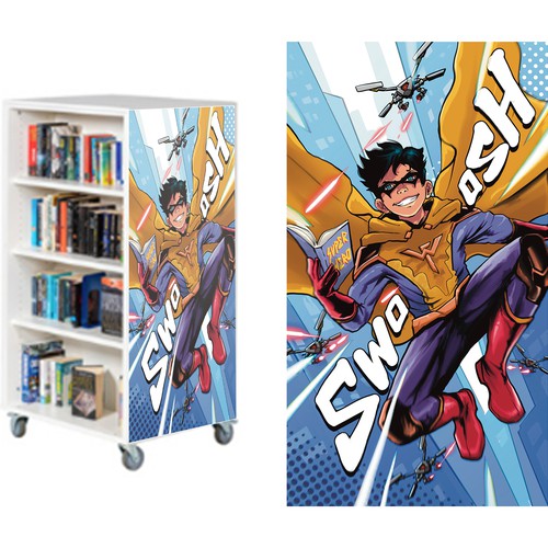 Designs | Comics (super-hero) Character - promoting reading in ...