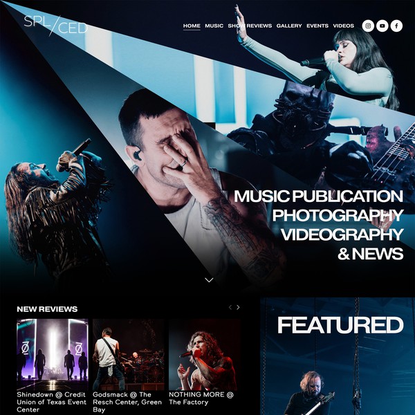 Redesign layout and front page for an events company & our amazing work ...