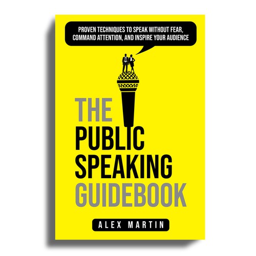 Designs | THE PUBLIC SPEAKING GUIDEBOOK | Book cover contest