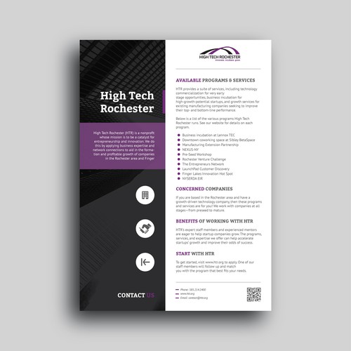 Design an eye-catching one pager for a nonprofit's marketing materials ...